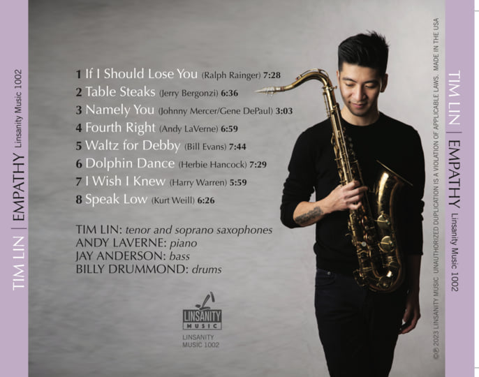 TIM LIN - EMAPTHY - w/ Andy Laverne - Billy Drummond - Jay Anderson - – CadNor LTD