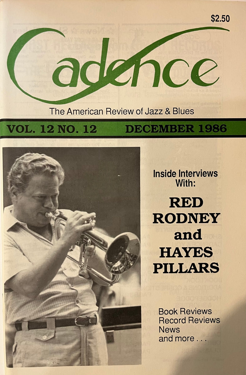 CADENCE back issue - DECEMBER 1986 - RED RODNEY - HAYES PILLARS - MAGA ...
