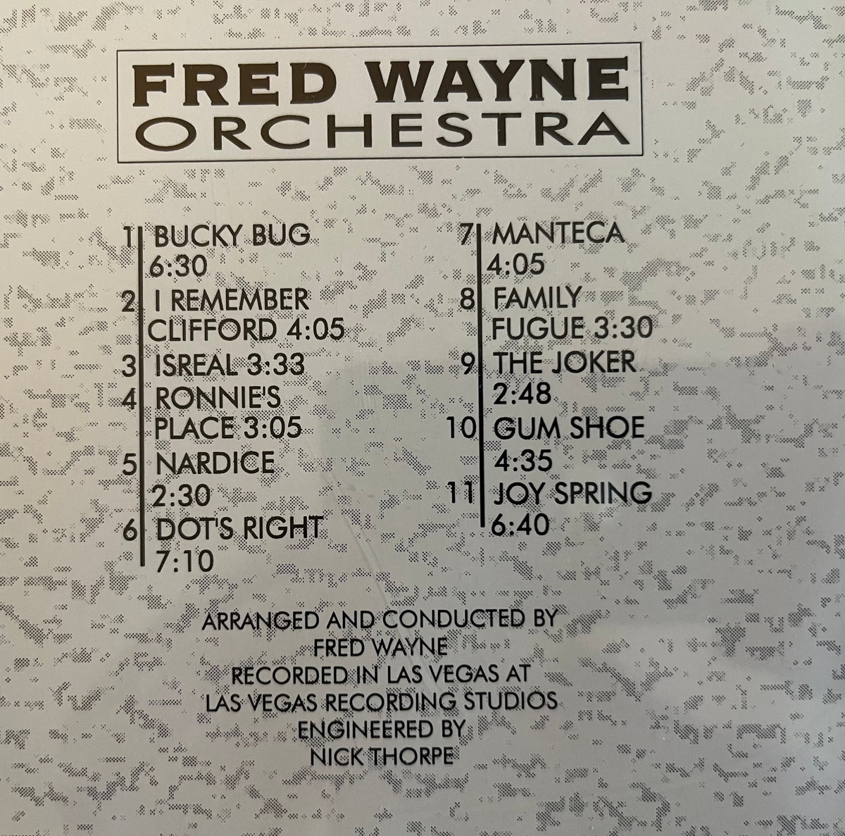 FRED WAYNE - FRED WAYNE ORCHESTRA - includes: Stefan Karlson - Tom Del ...