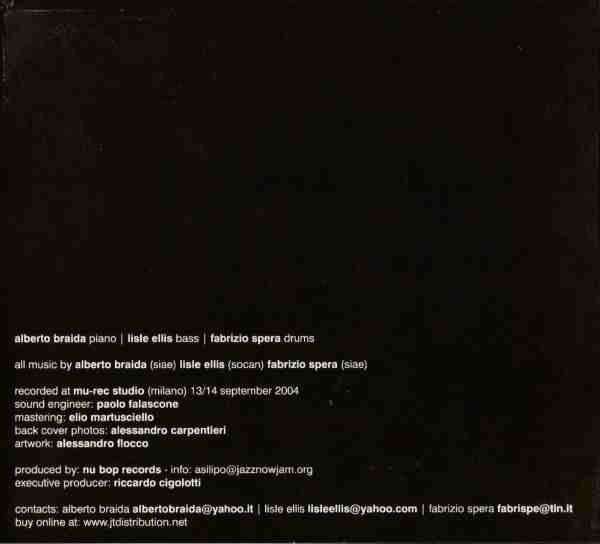 LISLE ELLIS - ALBERTO BRAIDA - FABRIZIO SPERA - trio - DI TERRA - NUBO ...