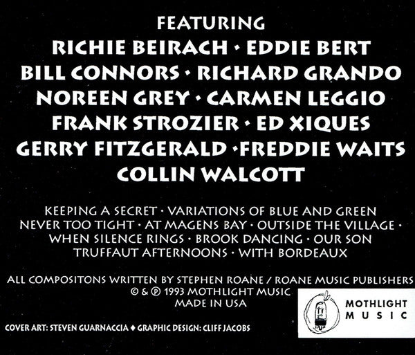 STEPHEN ROANE - PORTRAITS - MOTHLIGHT - 3801 - CD – CadNor LTD