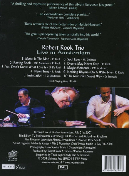 The ROBERT ROOK Trio : [Dick Verbeeck - Thomas Winter Andersen ] - Liv ...